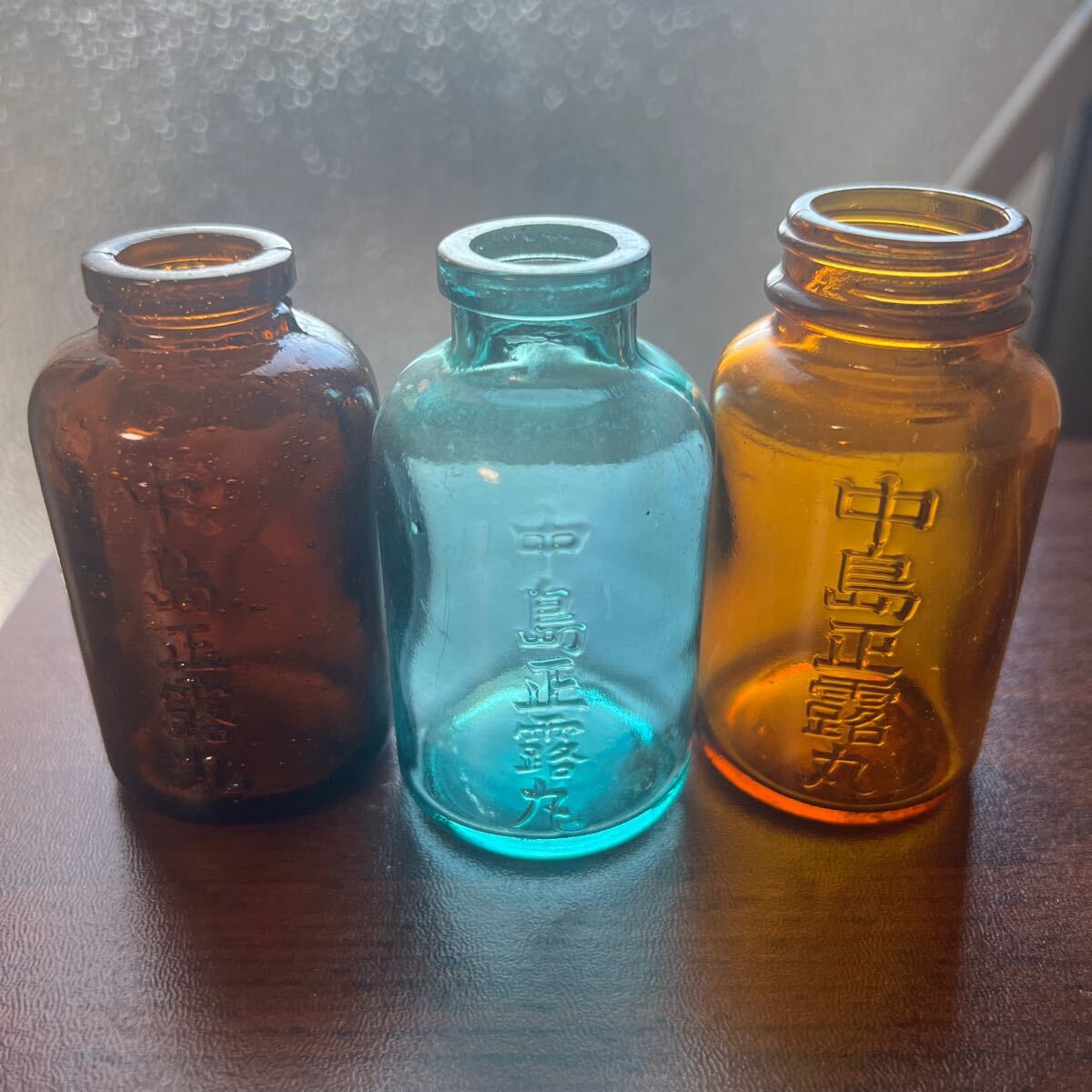 Yahoo!オークション - 中島正露丸 空き瓶 昭和レトロ レトロ ガラス瓶