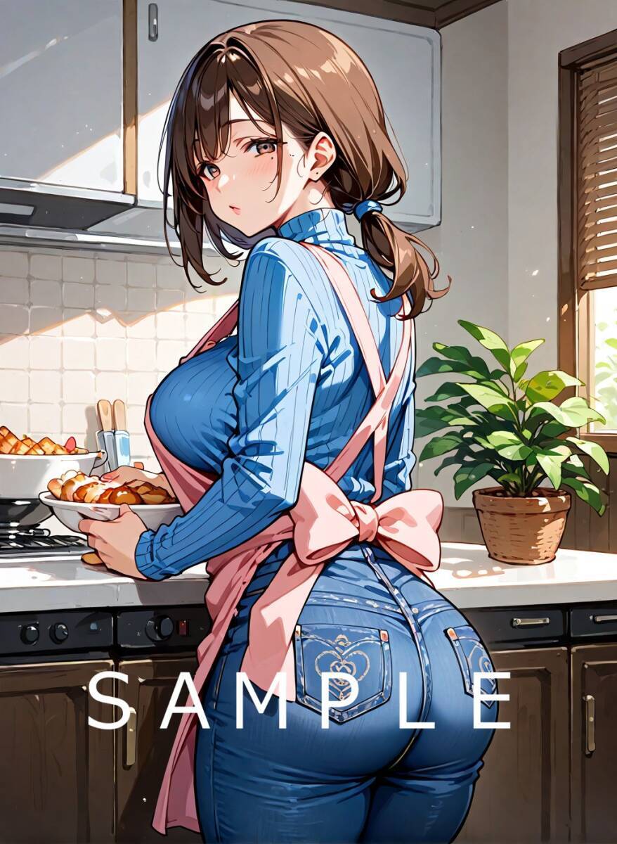 Yahoo!オークション - 0334 ゼミママ A4 ポスター 美尻 巨乳 美少女 セ...