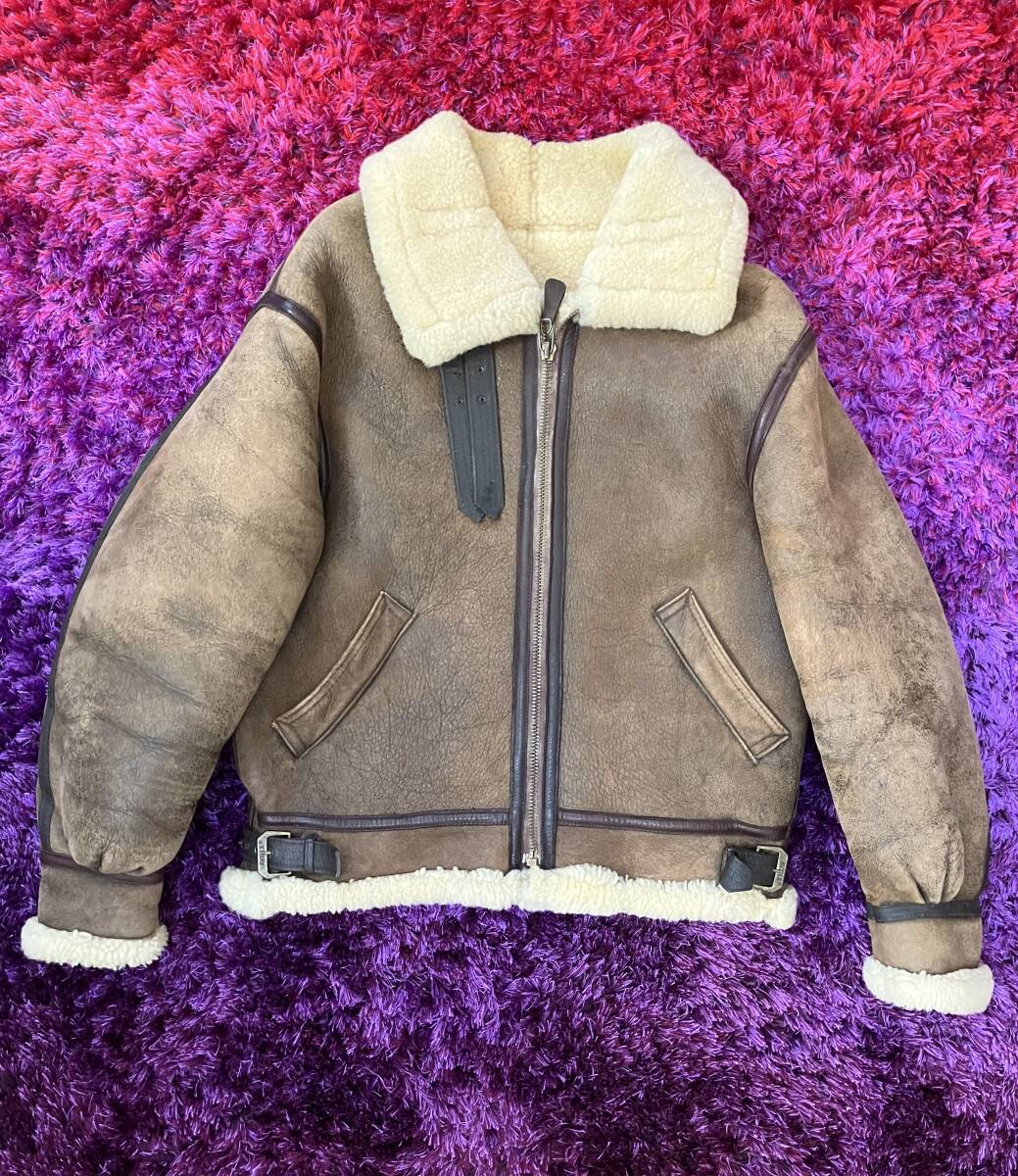 Yahoo!オークション - USA製アビレックスAVIREX B-3ジャケット40ムート...