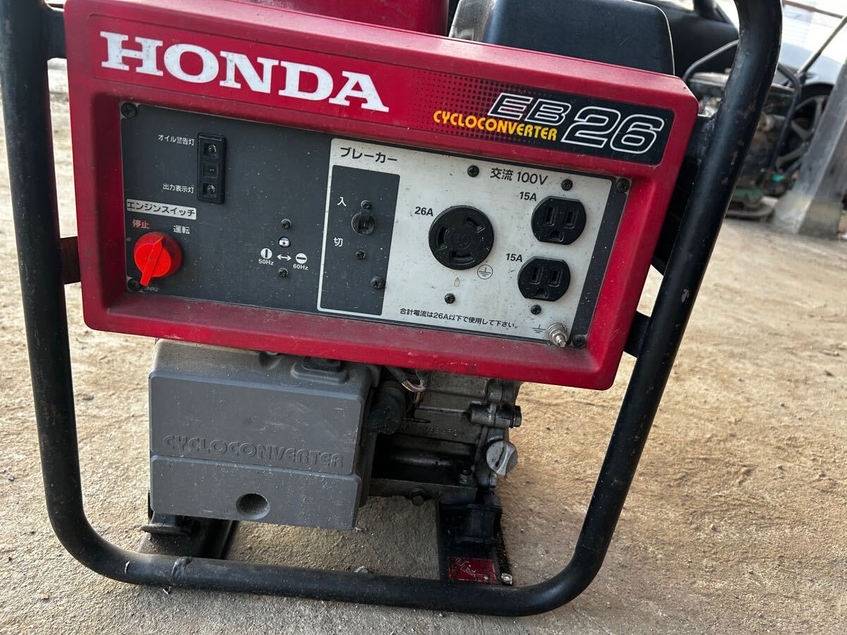 Yahoo!オークション - HONDA EB26 100V 26A 発電機 ガソリンエンジン