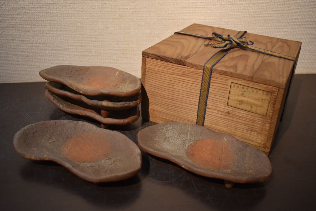 GE R1270 コレクター所蔵品 時代 古備前葉形皿5客/日本美術 備前焼 茶器 骨董品 時代品 美術品 古美術品(皿)｜売買されたオークション情報、yahooの商品情報をアーカイブ公開 ...