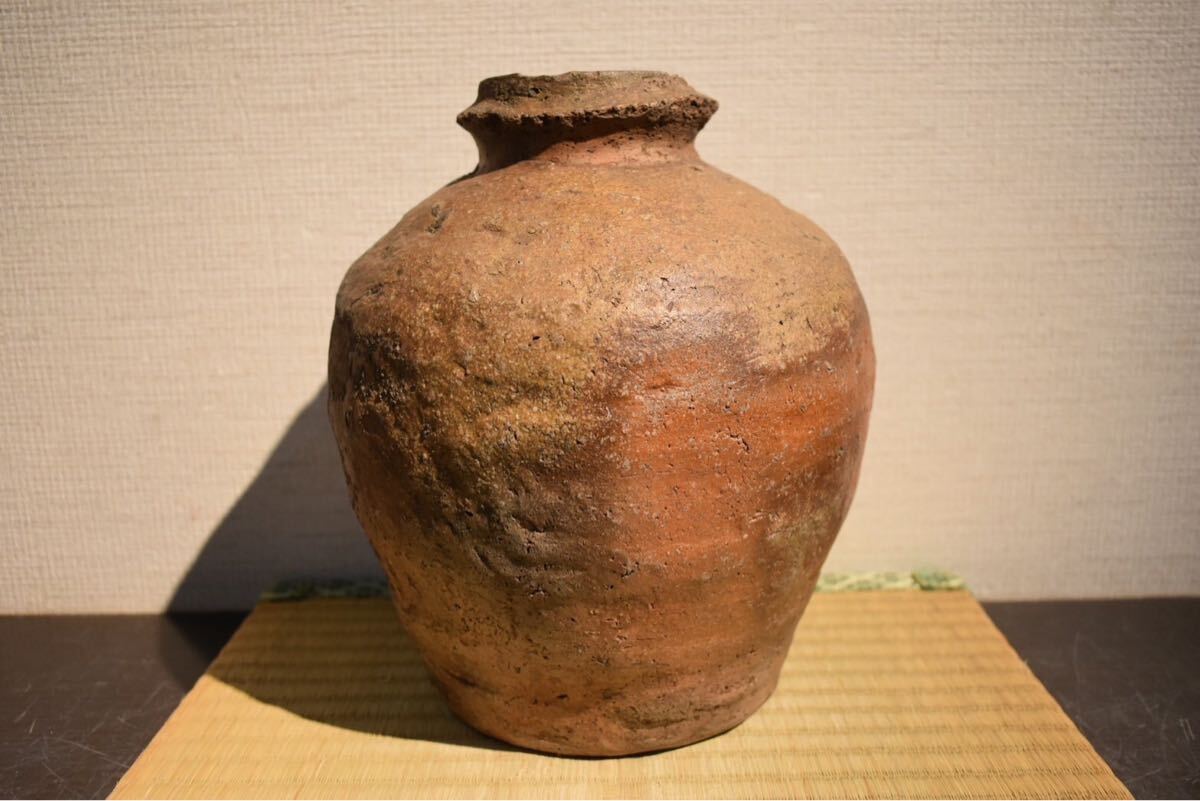 GE】Y2433【コレクター所蔵品】時代 信楽壺/日本美術 信楽焼 壷 GE】Y2433【コレクター所蔵品】時代 信楽壺/日本美術 信楽焼 壷