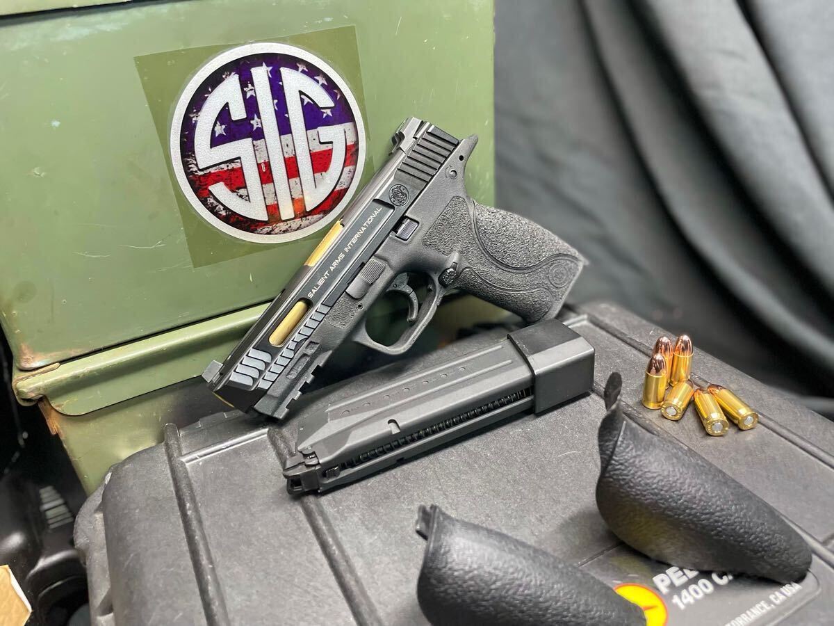 Yahoo!オークション - 7【EMG】CO2仕様 M&P9 GBB 作動向上委員会 Cyber...