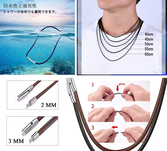 Yahoo!オークション - 【vaps_2】ネックレス チェーン 3mm 55cm メンズ...