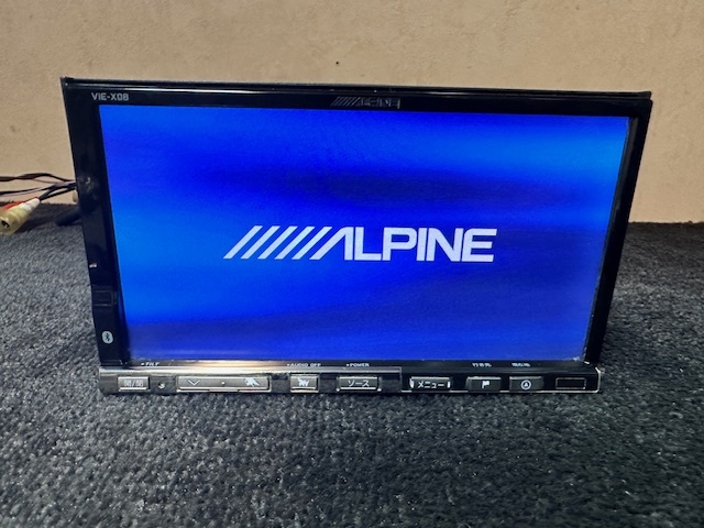 Yahoo!オークション - ALPINE アルパイン HDDナビ VIE-X08 地図データ2...
