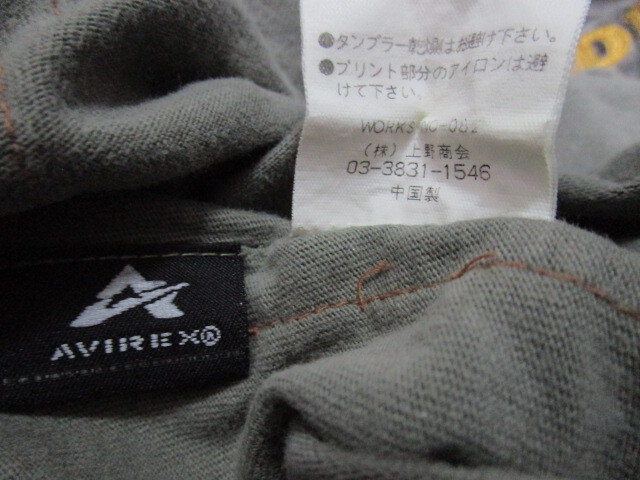 Yahoo!オークション - AVIREX Vネック半袖Tシャツ（アヴィレッ...