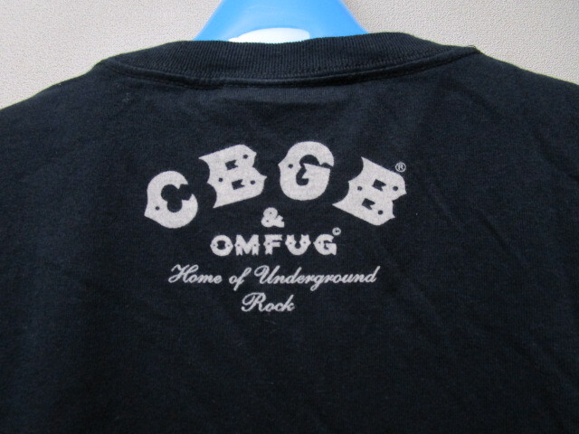 Yahoo!オークション - CBGB&OMFUG プリントTシャツ・L・黒／ブラック...