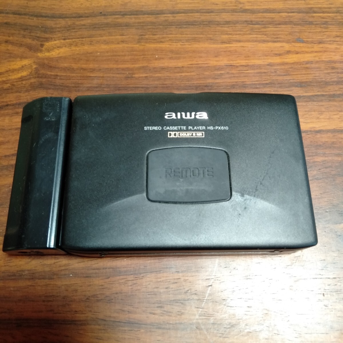 Yahoo!オークション - つ054 aiwa ポータブルカセットプレーヤー ジャ...