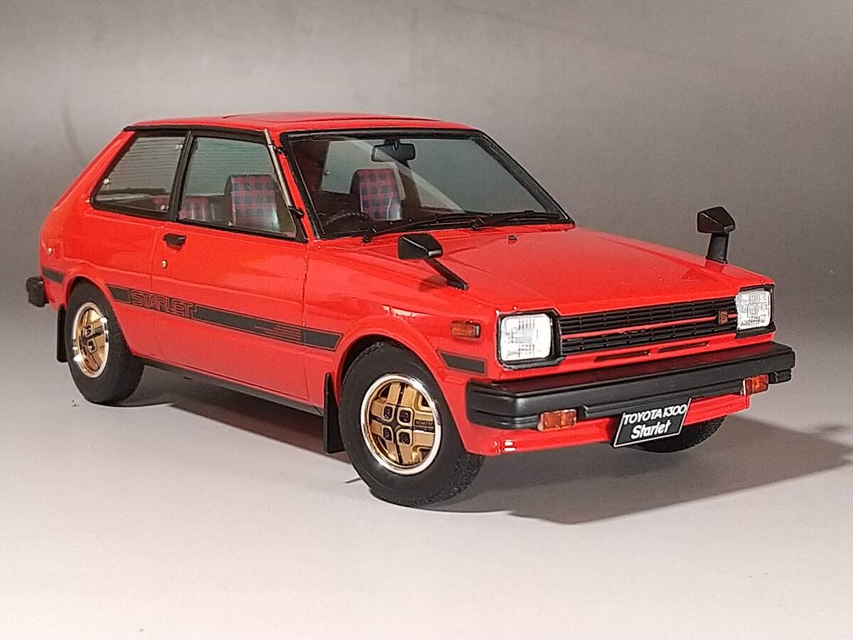 Yahoo!オークション - ハセガワ 1/24 KP61 スターレット S 中期型 完成...