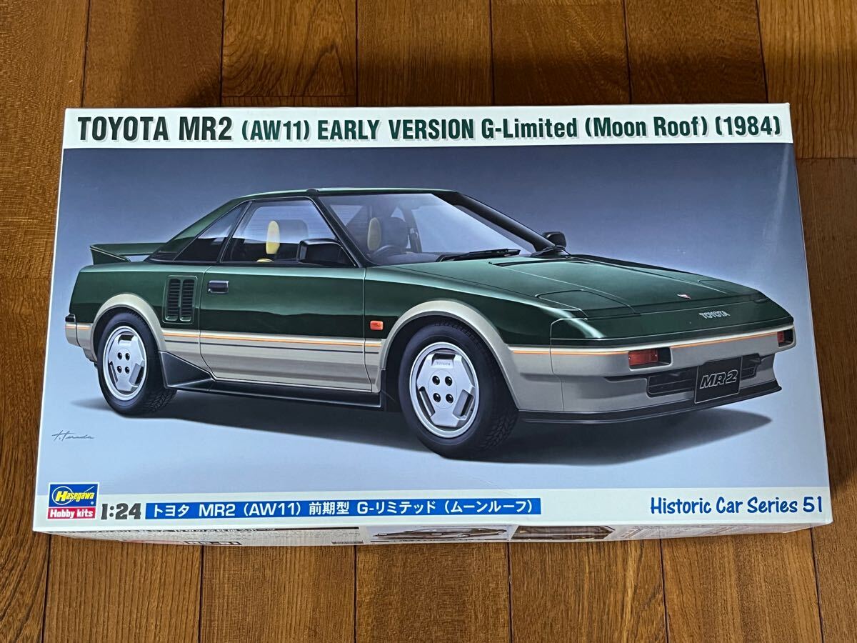 Yahoo!オークション - ハセガワ 1/24 TOYOTA MR2 (AW11) G-LIMITED 前...