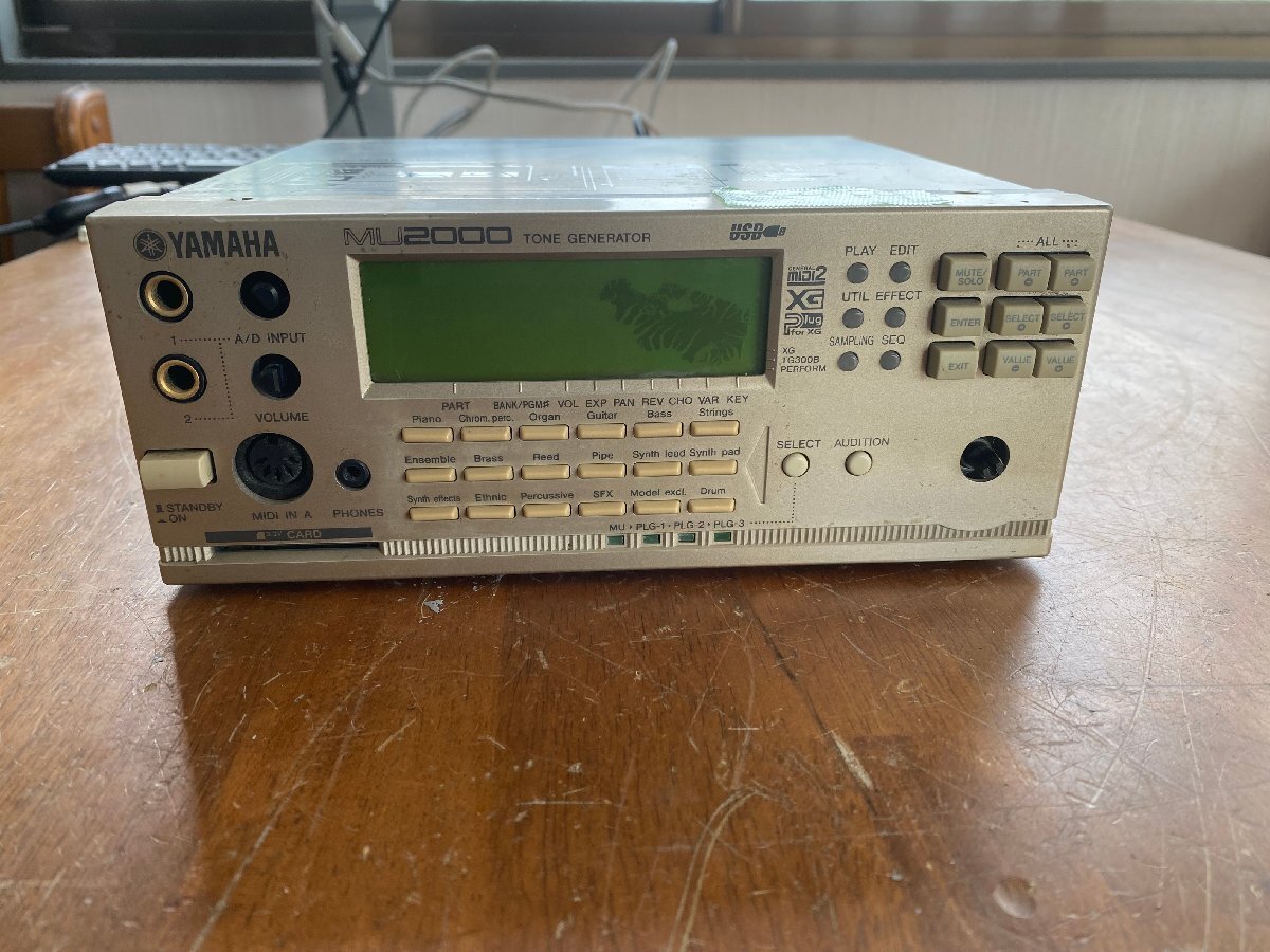 送80サイズ YAMAHA MU2000 TONE GENERATOR XG音源 DTM MIDI音源モジュール 音出し確認OK(音源モジュール)｜売買されたオークション情報、yahooの商品 ...