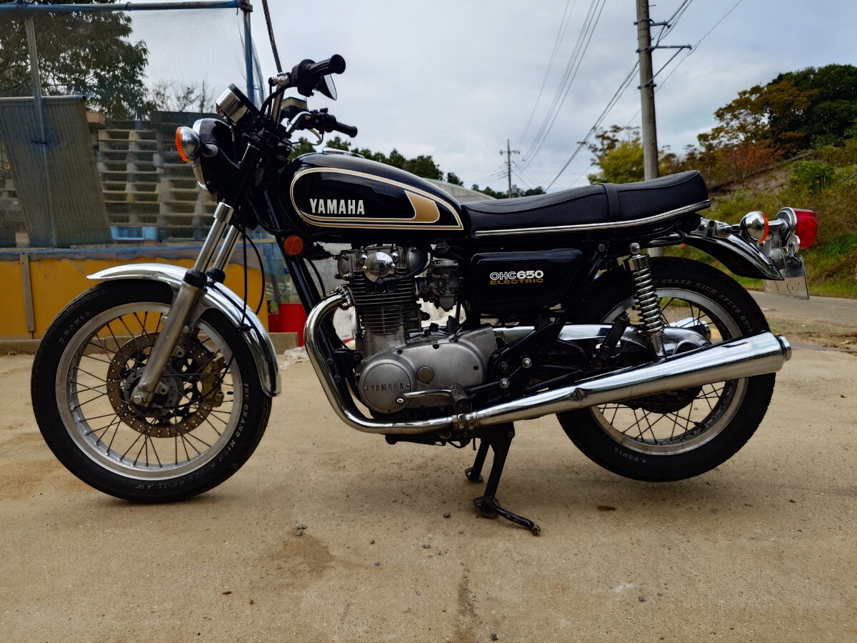 s53年式YAMAHA TX650 実働 xs650やWやSR検討中の方にも(401cc-750cc)｜売買されたオークション情報、yahooの商品情報をアーカイブ公開 - オークファン ...