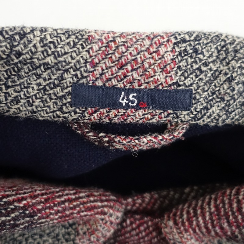 Yahoo!オークション - 45アールピーエム 45RPM ウールチェックオーバー...