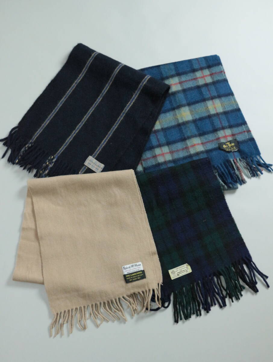 X11/Brand Muffler 4点/スコットランド製/イギリス製/ウール/カシミヤ/Glen Prince/LOCHCARRON/Robert Mcmahn/Highland horne ...