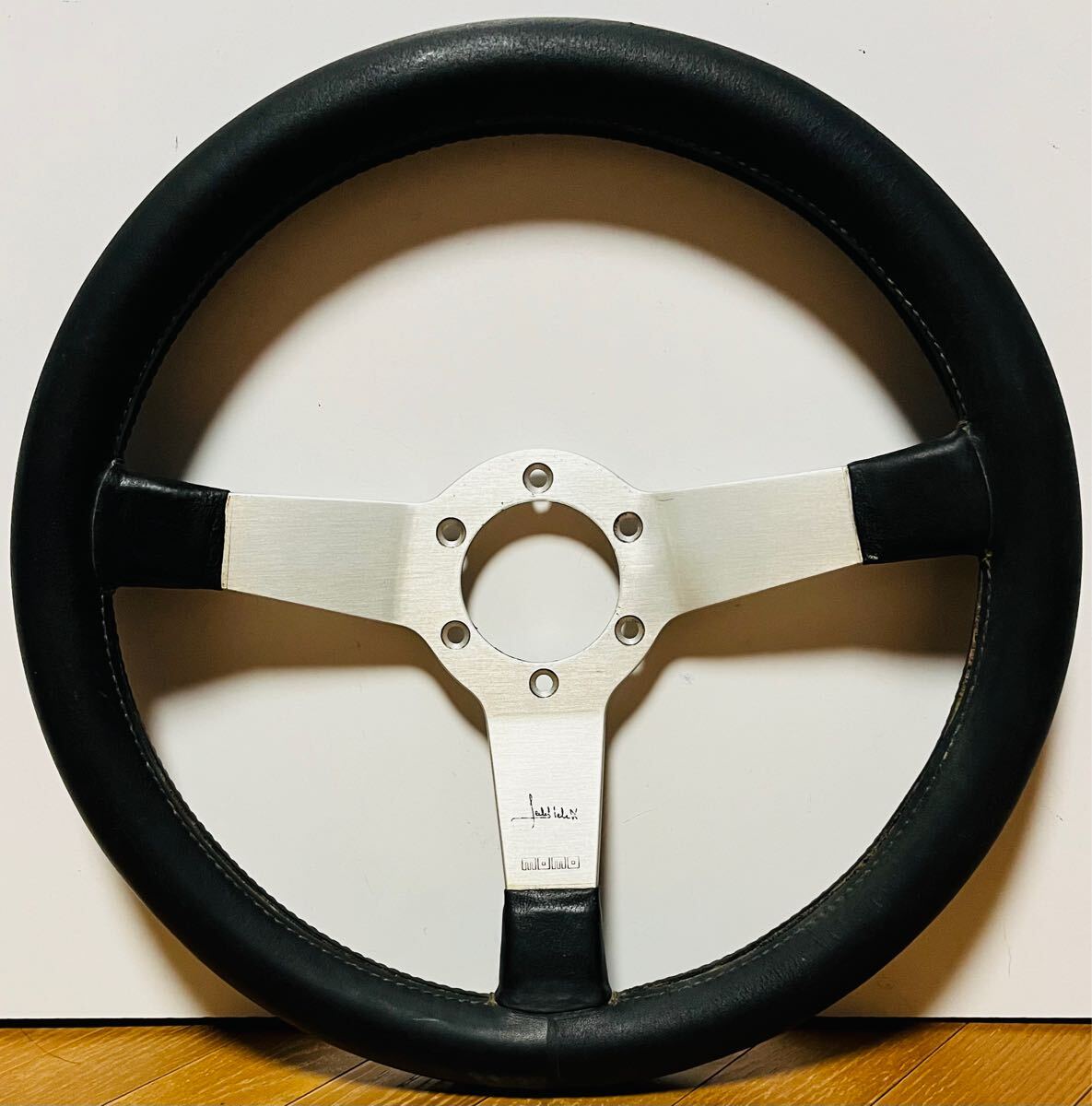 Yahoo!オークション - 当時物 momo ジャッキーイクス ステアリング 35c...