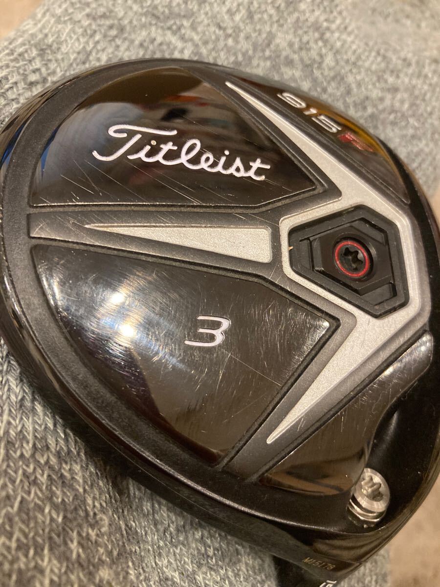 Yahoo!オークション - タイトリスト 915F 3w 15°HCなし フェアウェイ...