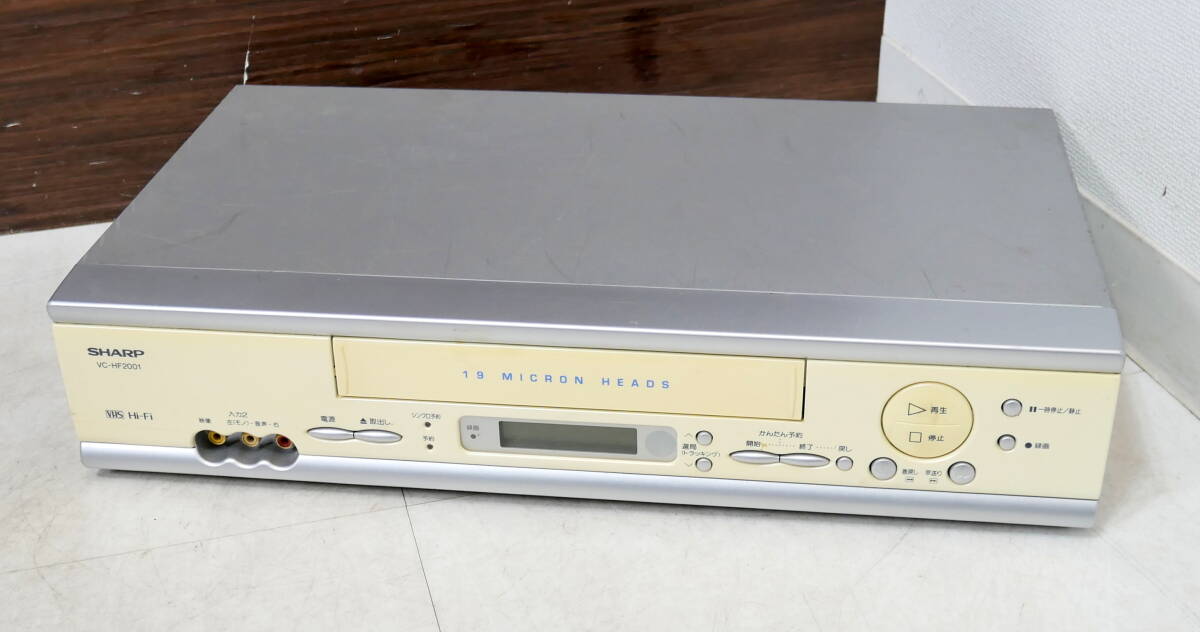 Yahoo!オークション - (R611-H59) 動作品 SHARP シャープ VC-HF2001 V...