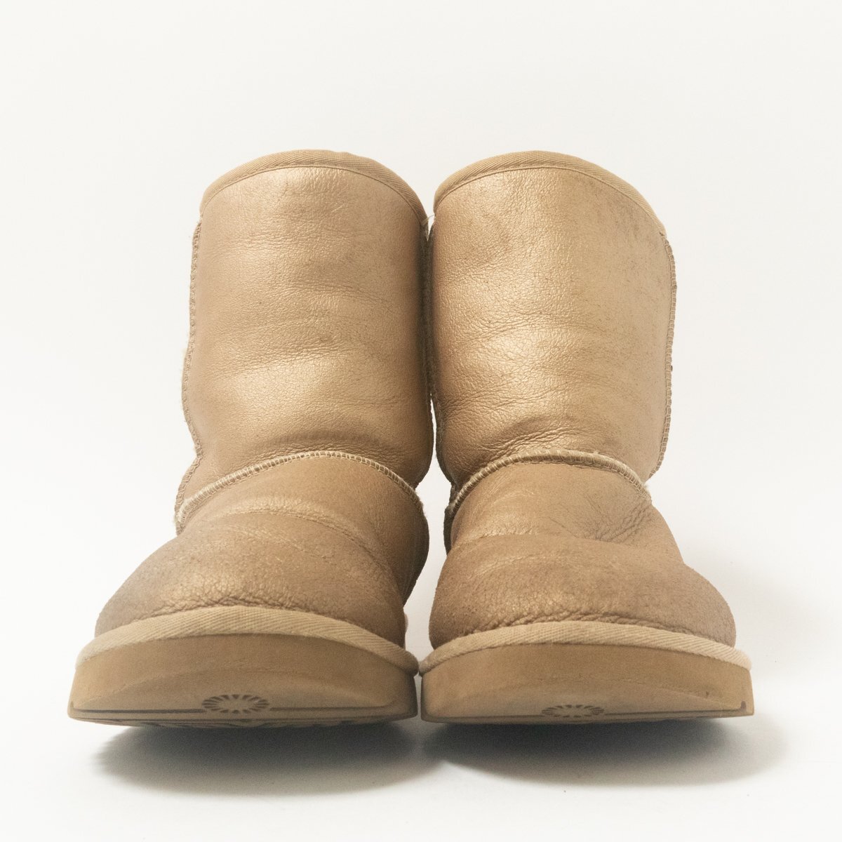 Yahoo!オークション - UGG australia アグ F8809G ムートン ベージュ ...