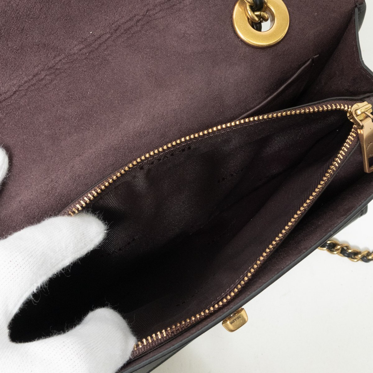 Yahoo!オークション - COACH コーチ 26852 チェーンショルダーバッグ ...