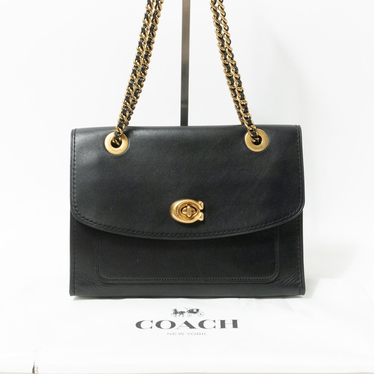 Yahoo!オークション - COACH コーチ 26852 チェーンショルダーバッグ ...