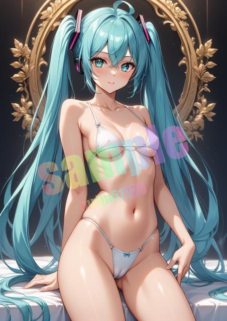 Yahoo!オークション - A0904 初音ミク A4 ポスター 同人 ファンアート ...