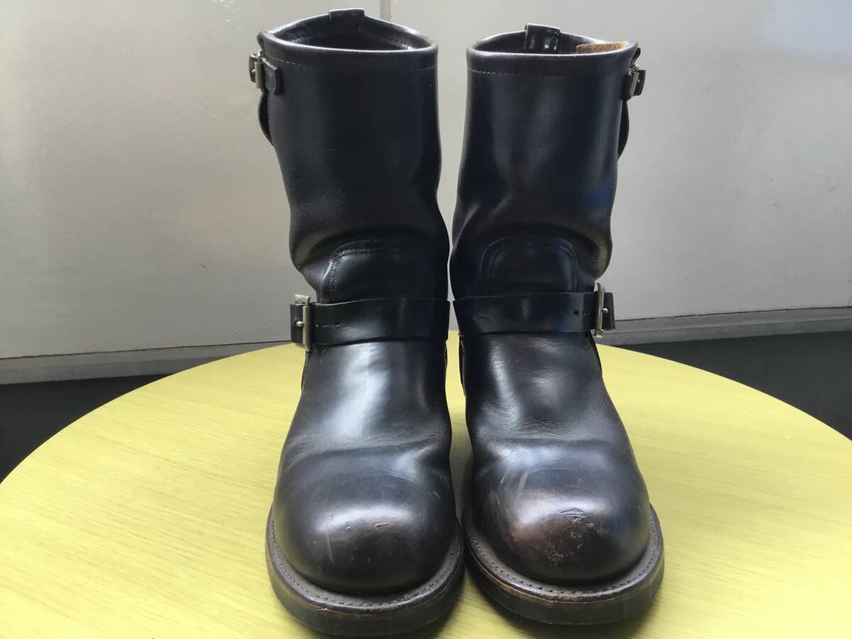 Yahoo!オークション - レッドウィング エンジニアブーツ 茶芯PT91