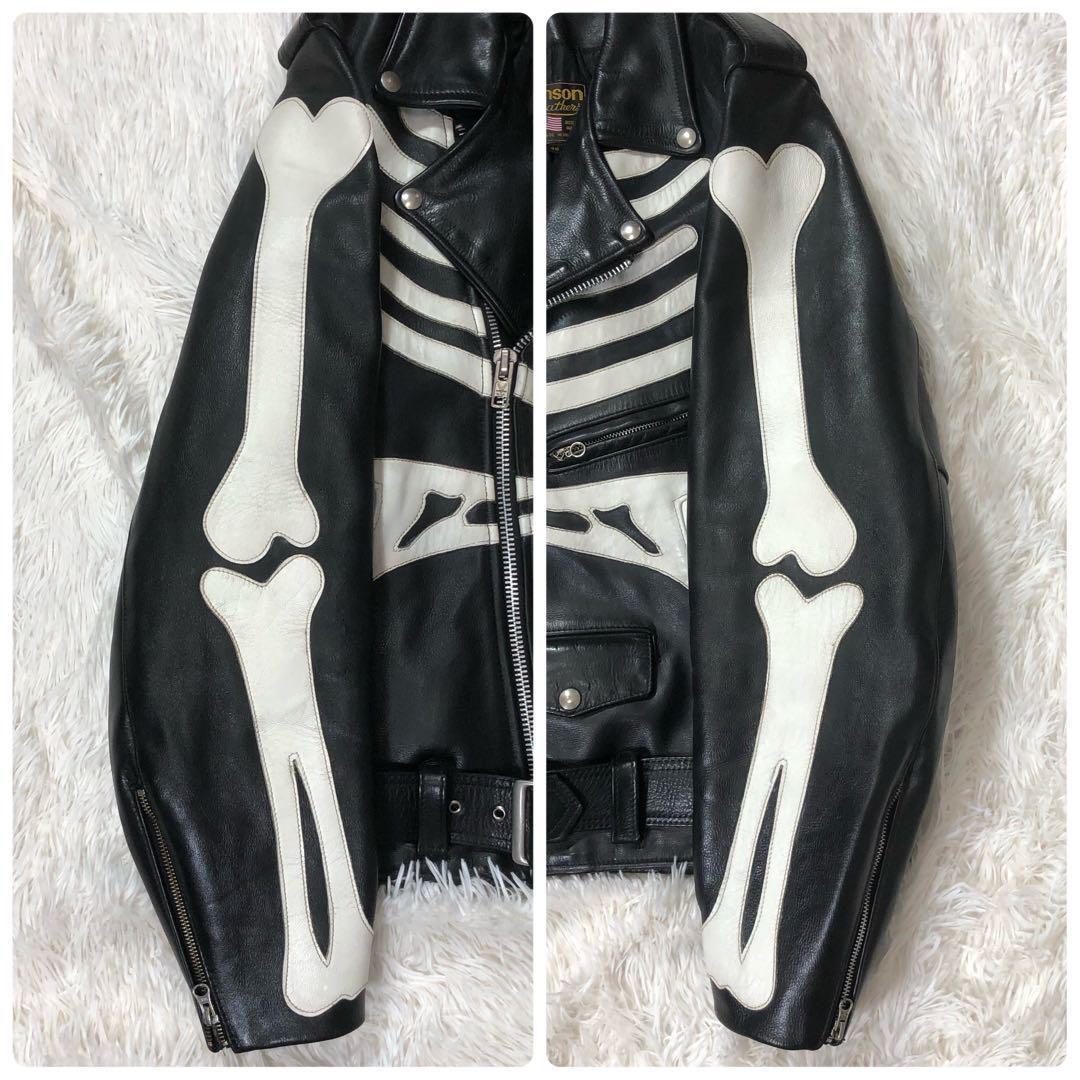 1スタ VANSON バンソン BAN レザージャケット ボーン Bones 骨 1スタ VANSON バンソン BAN レザージャケット ボーン Bones 骨