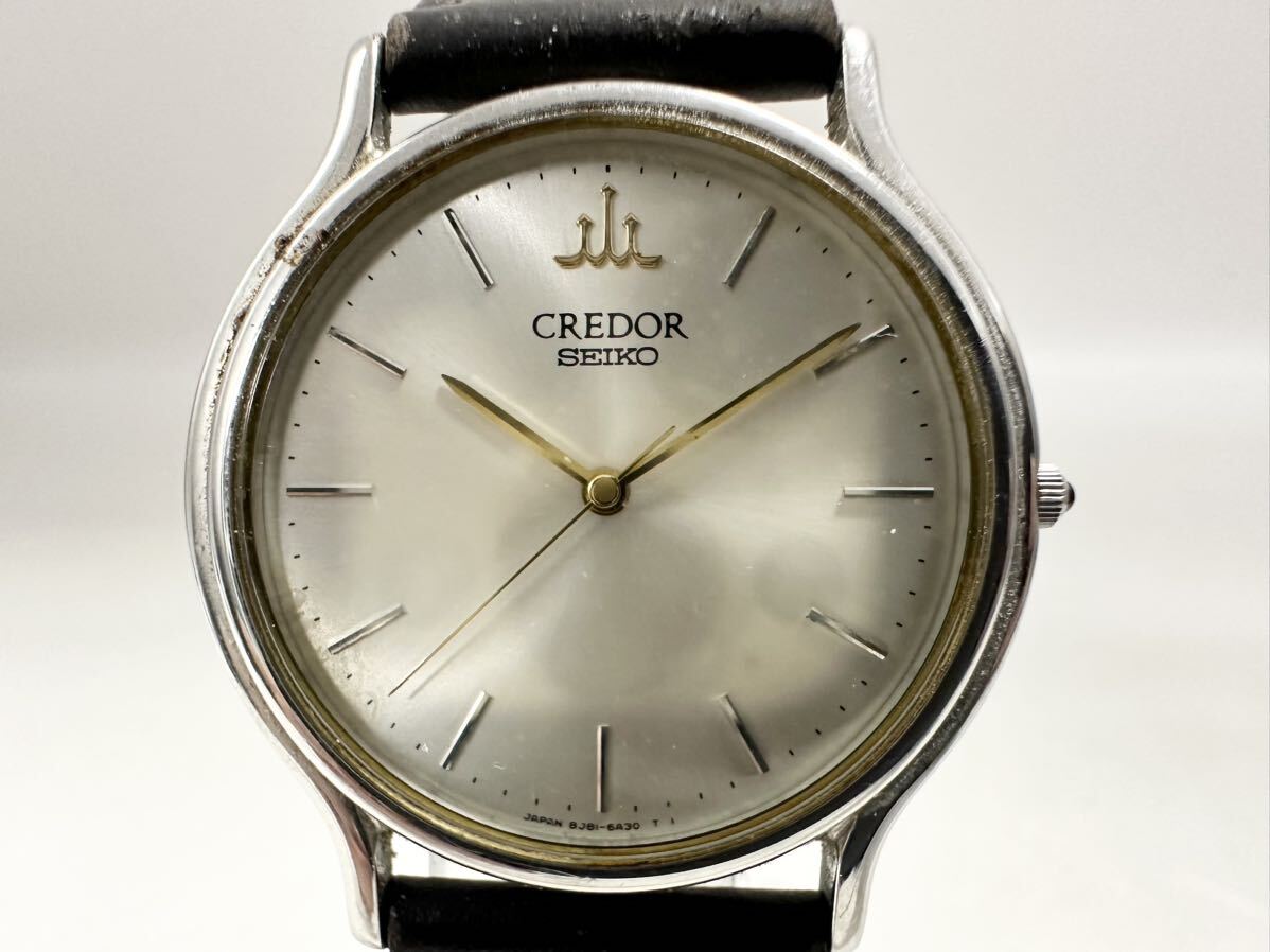 Yahoo!オークション - 【11山6】 1円スタート SEIKO CREDOR / 8J81-6A3...
