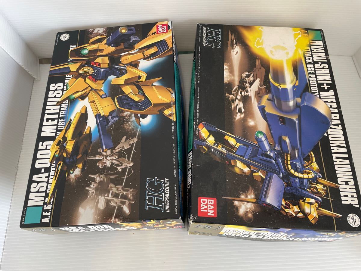 Yahoo!オークション - バンダイ HGUC 2体セット ガンプラ 百式メガバズ...