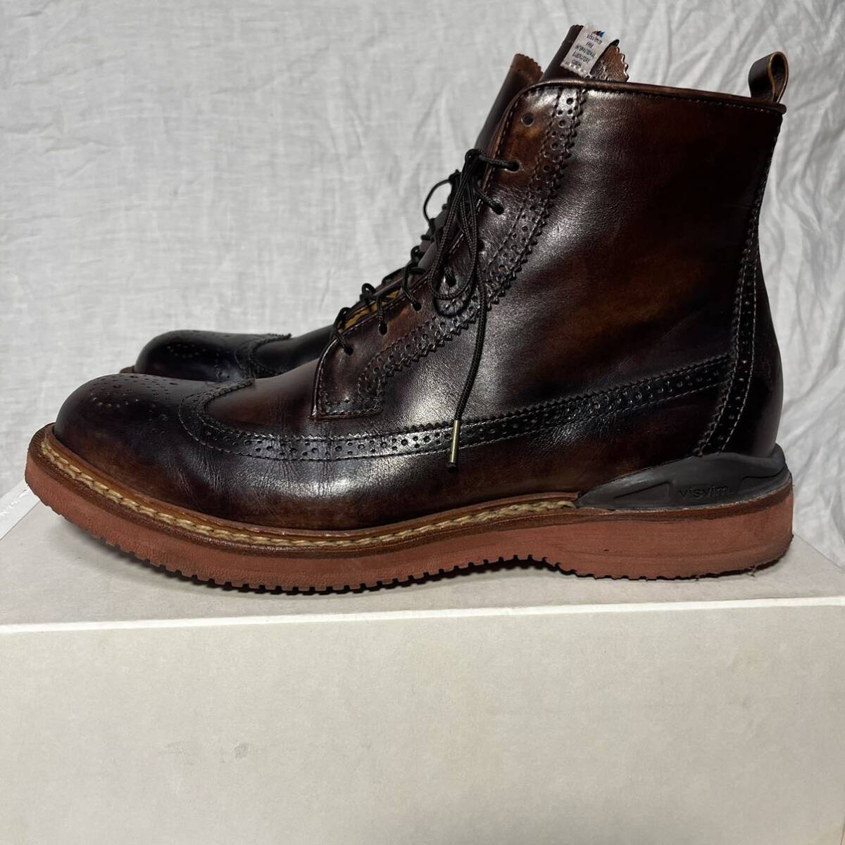 visvim サイドジップ付きレザーブーツ28cm Patrician mid visvim サイドジップ付きレザーブーツ28cm Patrician mid