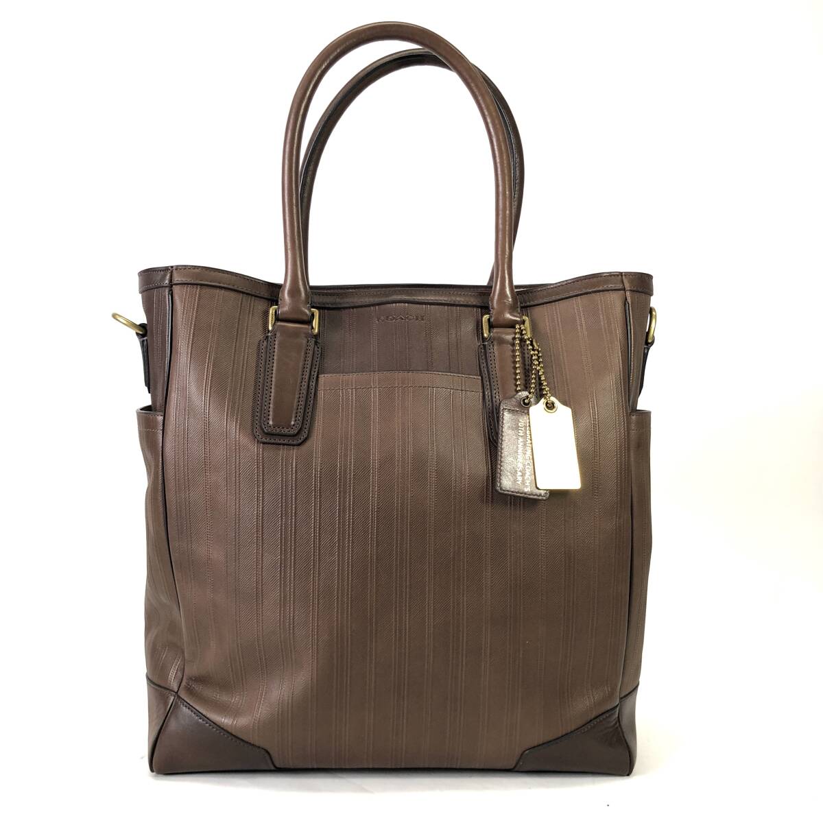 Yahoo!オークション - 1円~ COACH コーチ 70th Anniversary Large Tote...