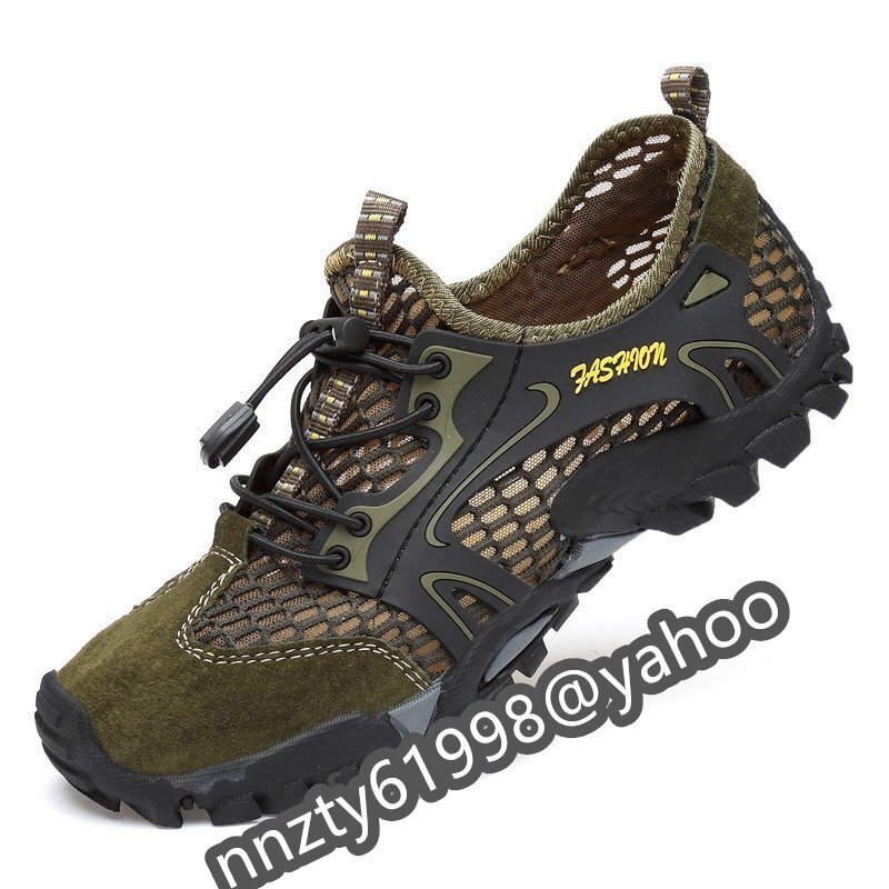 Yahoo!オークション - K391 新品メンズウォーキングシューズメッシュハ...