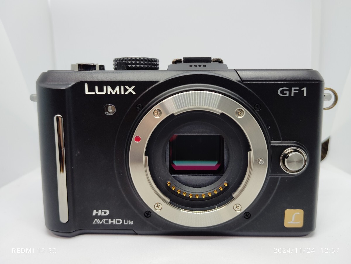 Yahoo!オークション - Panasonic LUMIX DMC-GF1 ブラック ミラーレスカ...
