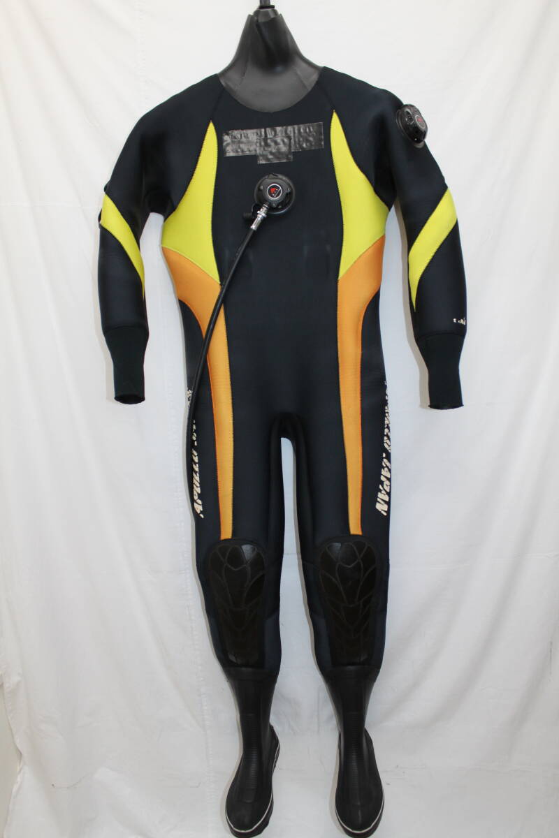 ダイビング ドライスーツ アポロ apollo 身長165cm 体重64kg 足26cm 表オペロンジャージ 裏起毛(ドライスーツ)｜売買されたオークション情報、yahooの商品情報を ...