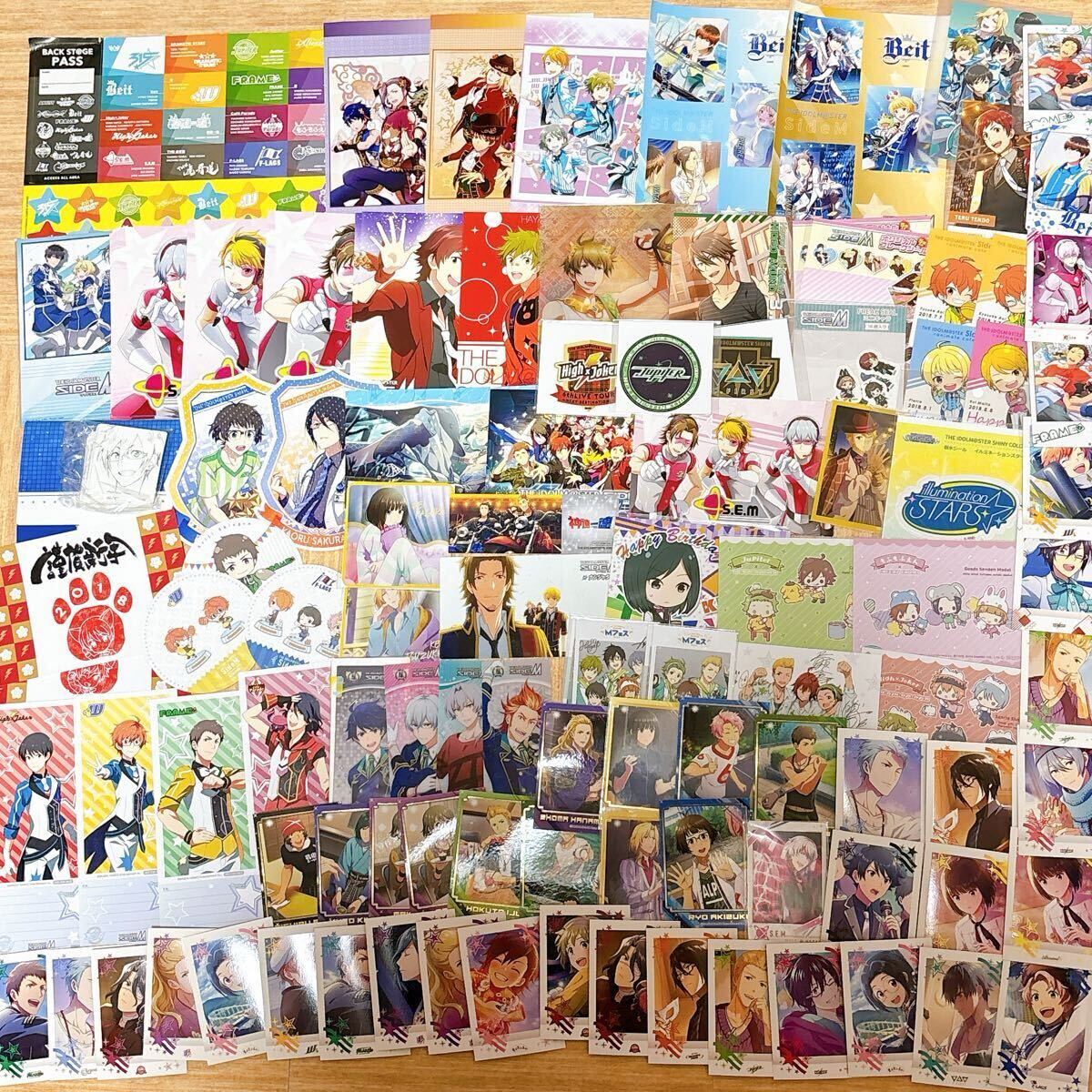 Yahoo!オークション - アイドルマスターSideM 紙類113点セット 大量 ま...