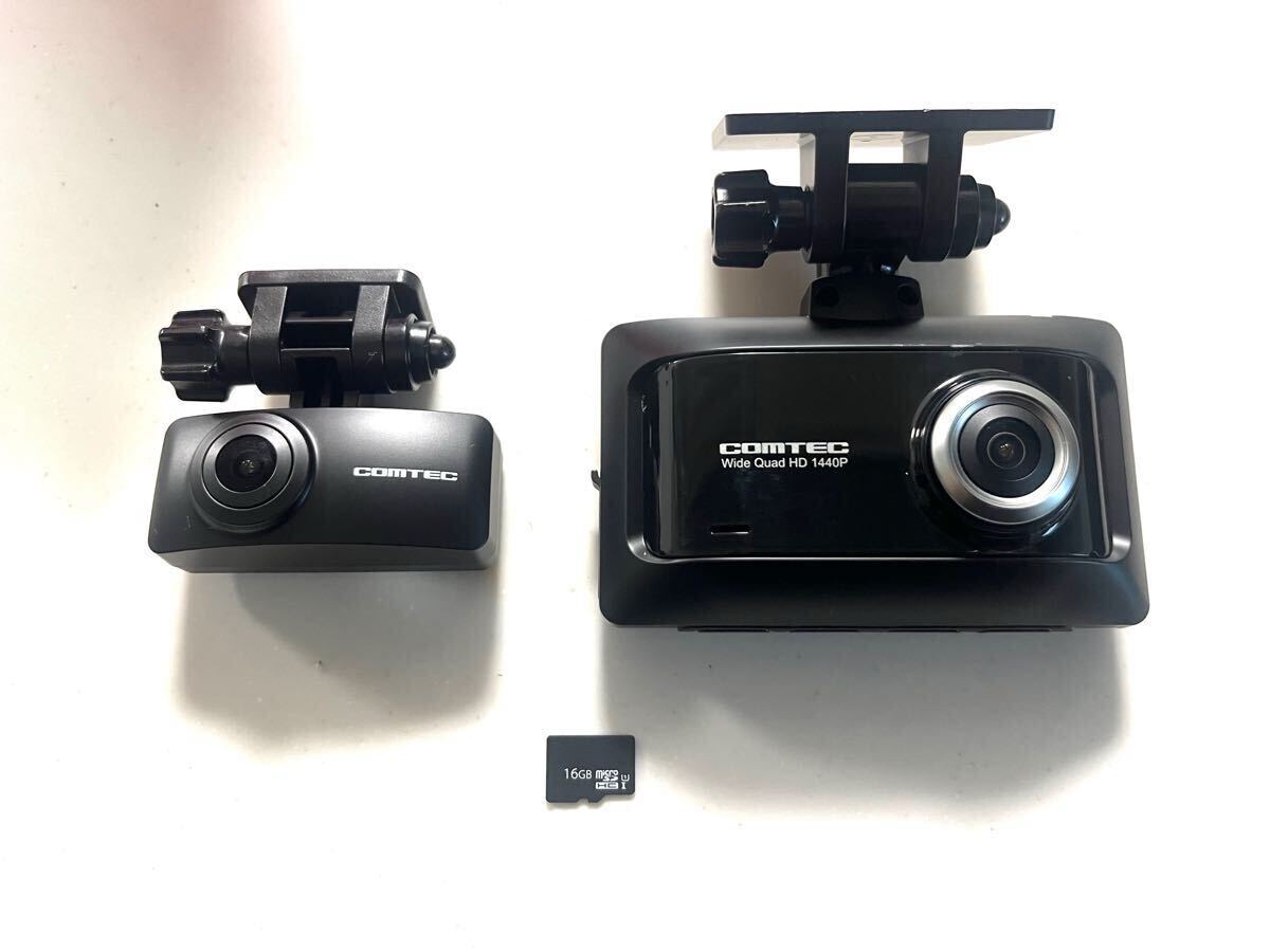 Yahoo!オークション - 73 美品 ZDR 026 コムテック COMTEC 前後2カメラ...