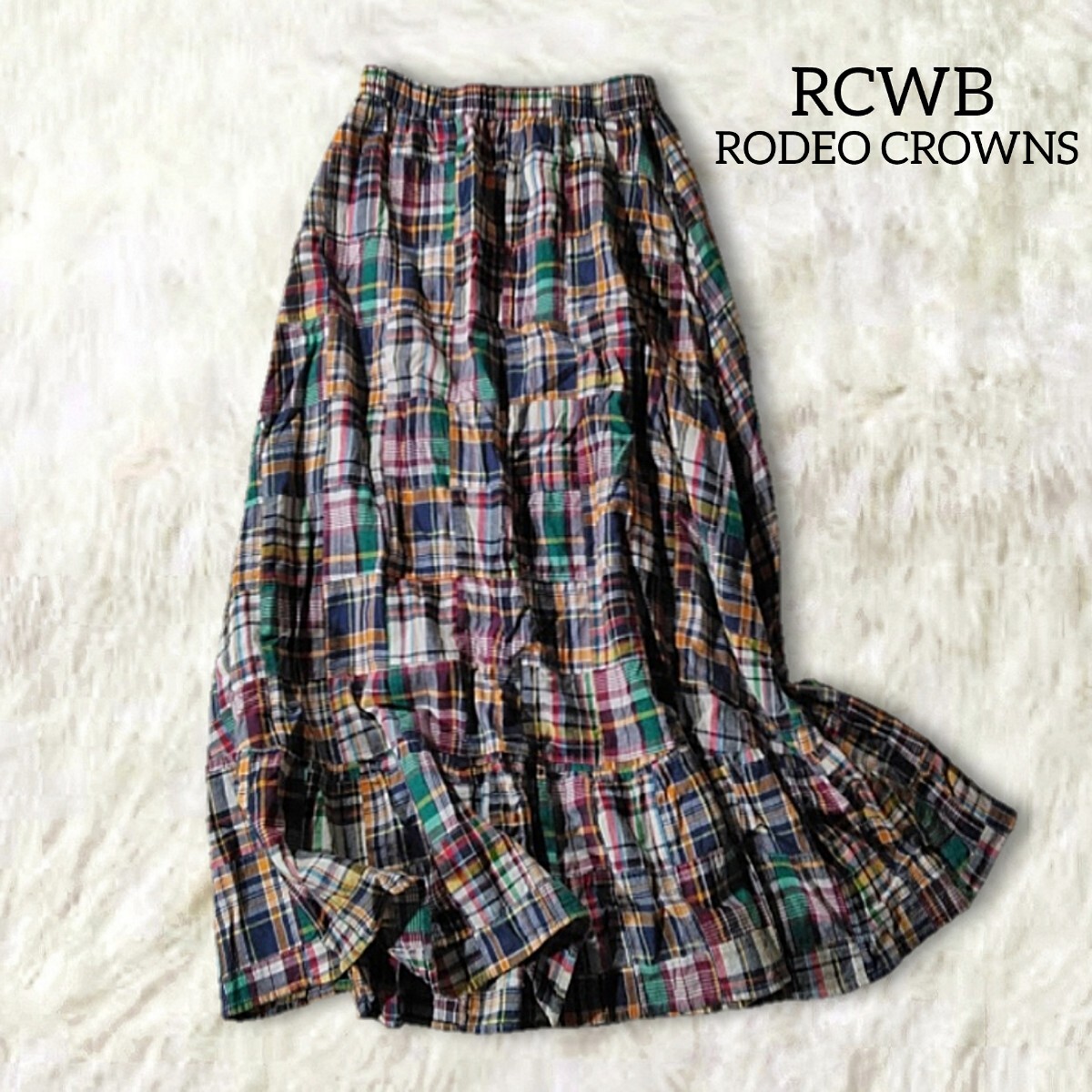 Yahoo!オークション - 【RCWB】 ロデオクラウンズ パッチワーク チェッ...