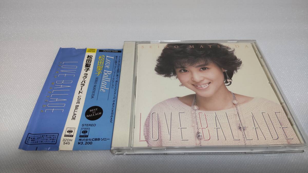 Yahoo!オークション - G1975 『CD』 LOVE BALLADE / 松田聖子 音声確認...