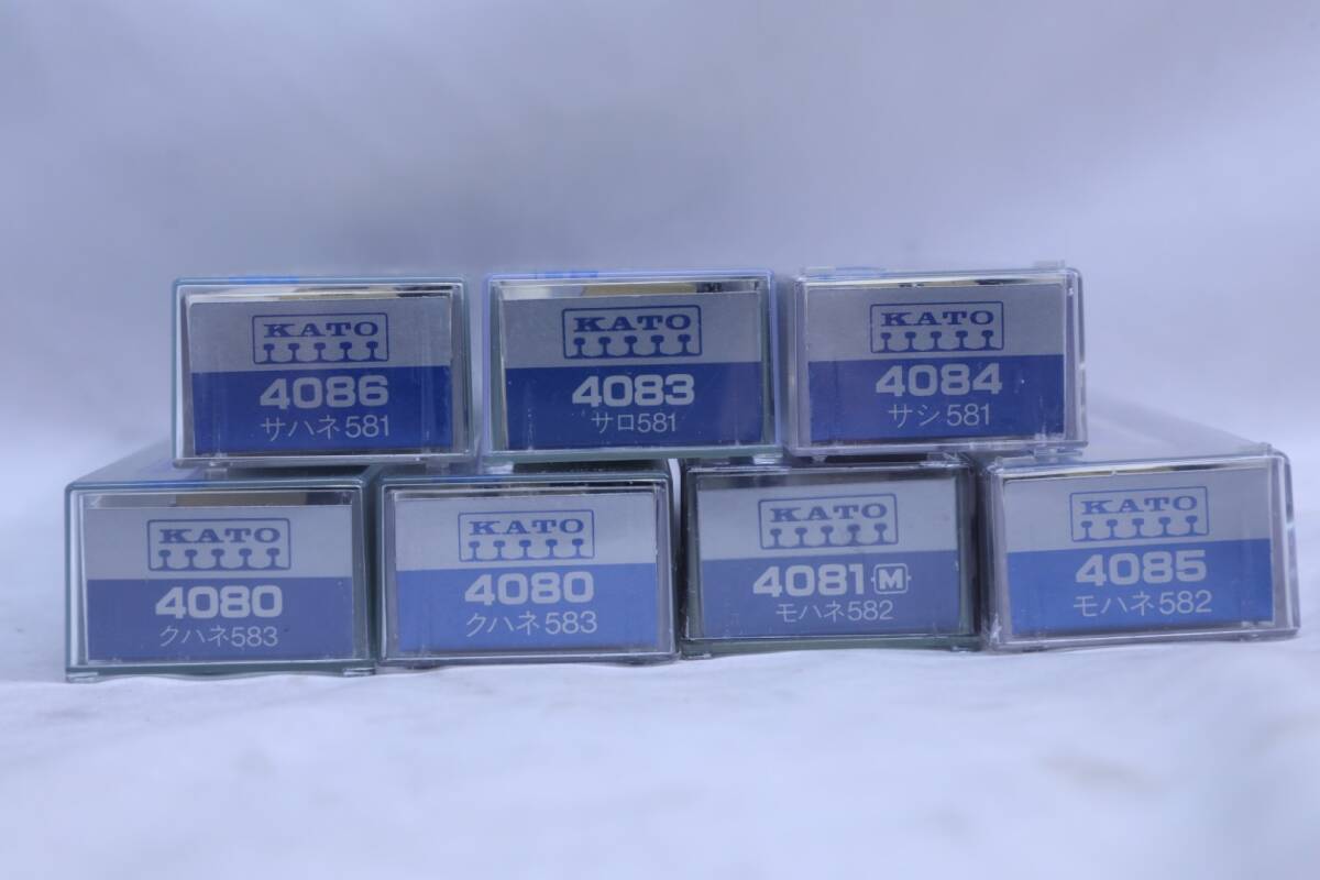 Yahoo!オークション - KATO 4086 サハネ581 4083 サロ581 4084 サシ 5...