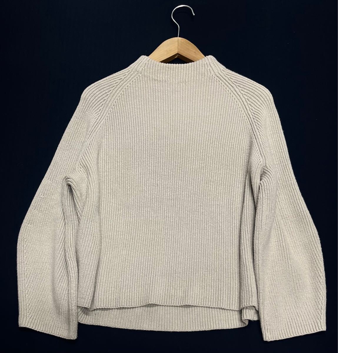 Yahoo!オークション - PLST プラステ （S）リブニット セーター/モカベ...