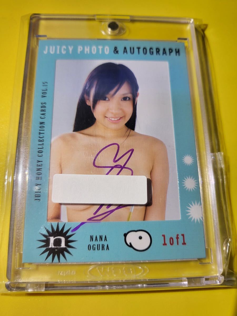 100円統一 Nana Ogura / 小倉 奈々 / Juicy Honey 15 / レア / 直筆サイン / 1of1 / photo auto / ジューシーハニー(あ行)｜売買された ...