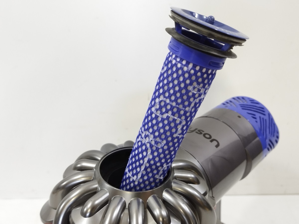 日本代購代標第一品牌【樂淘letao】－管理1028 dyson SV07 コードレスクリーナー 掃除機 ダイソン サイクロンクリーナー ヒビあり 動作確認済み