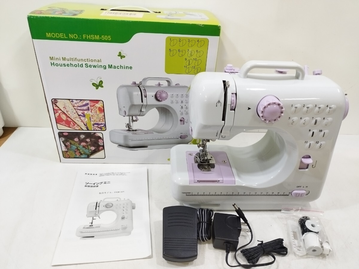 Yahoo!オークション - 管理1344 HomLead 電動ミシン FHSM-505 家庭用 ...