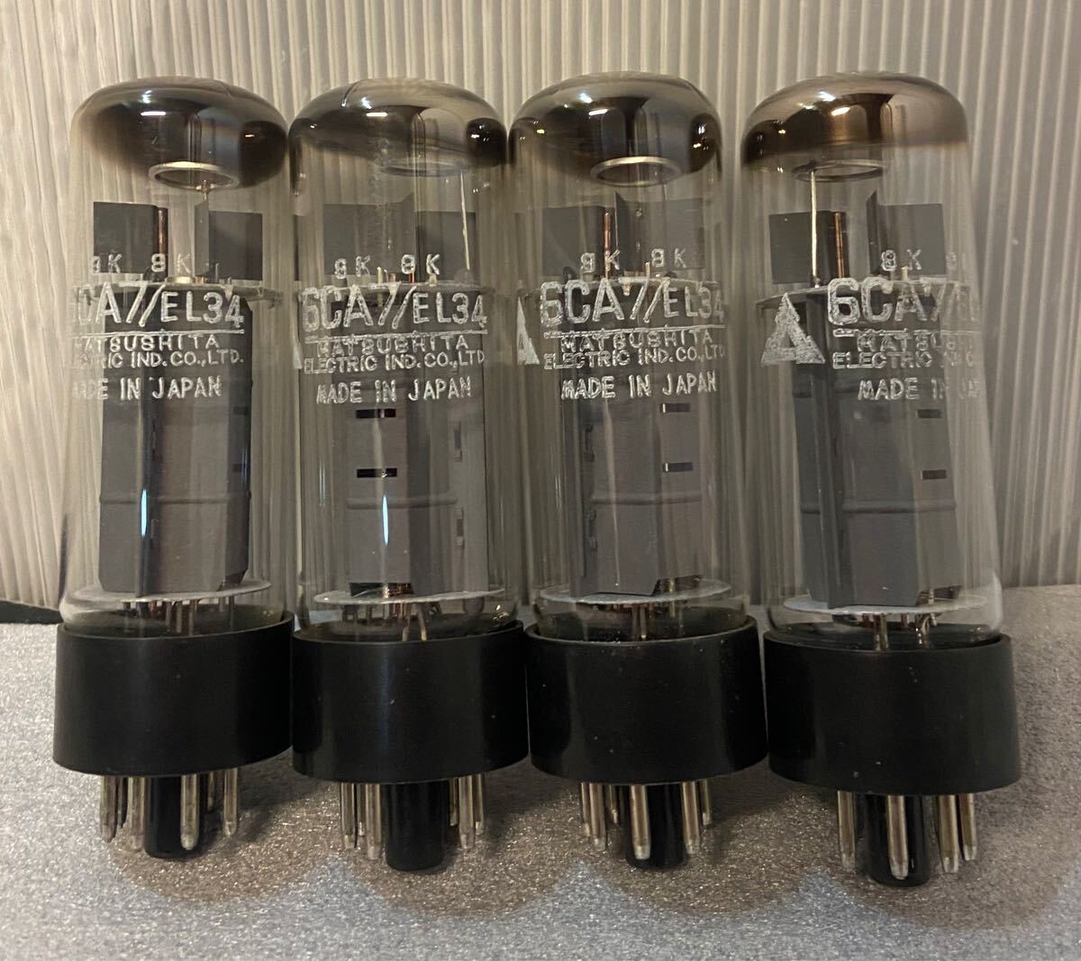 Yahoo!オークション - 真空管 4セット 6CA7 / EL34 松下 9K 8K