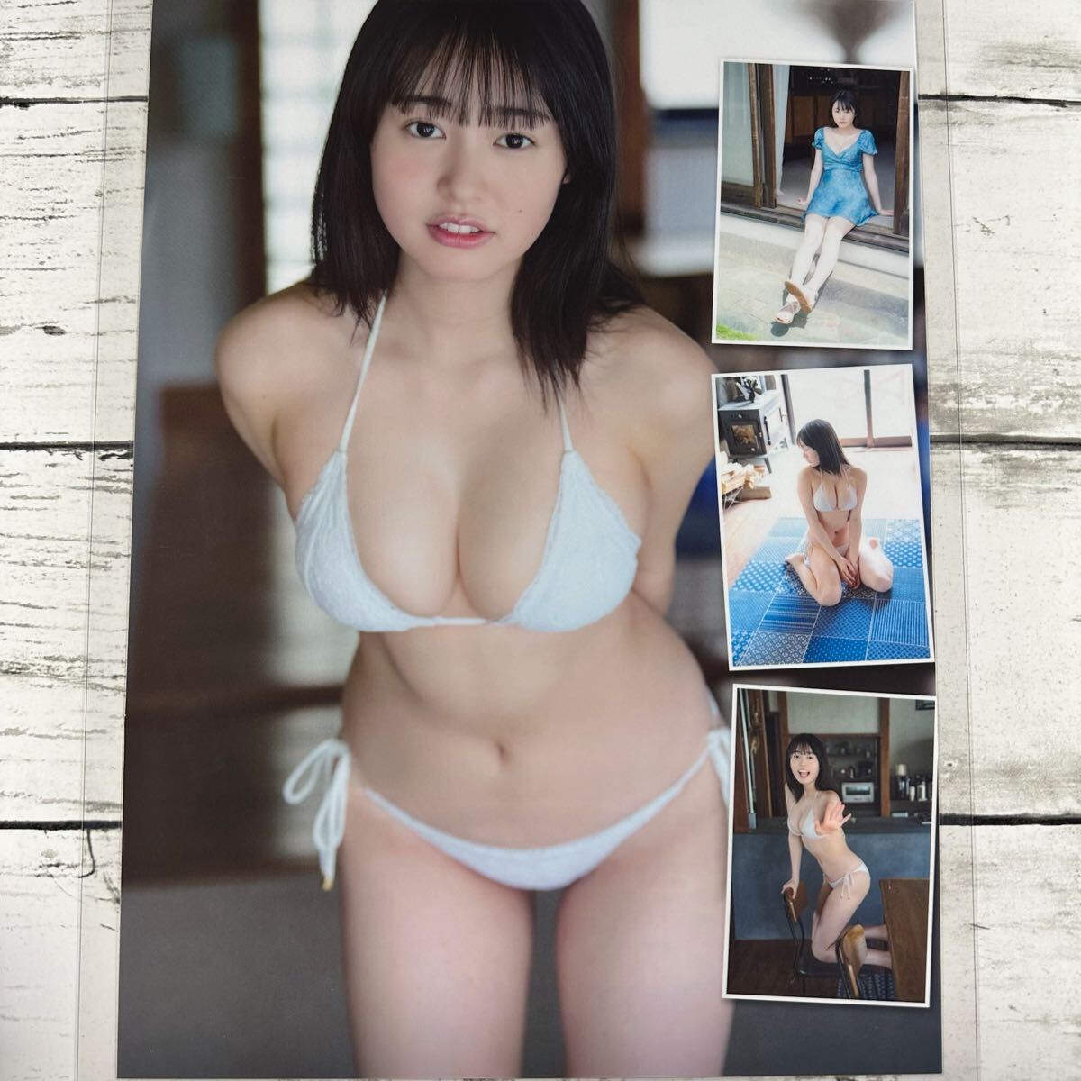 日本代購代標第一品牌【樂淘letao】－[高品質ラミネート処理][ 白濱美兎 ] 雑誌 切り抜き 13P B5フィルム 水着 グラビア アイドル 芸能人 女優