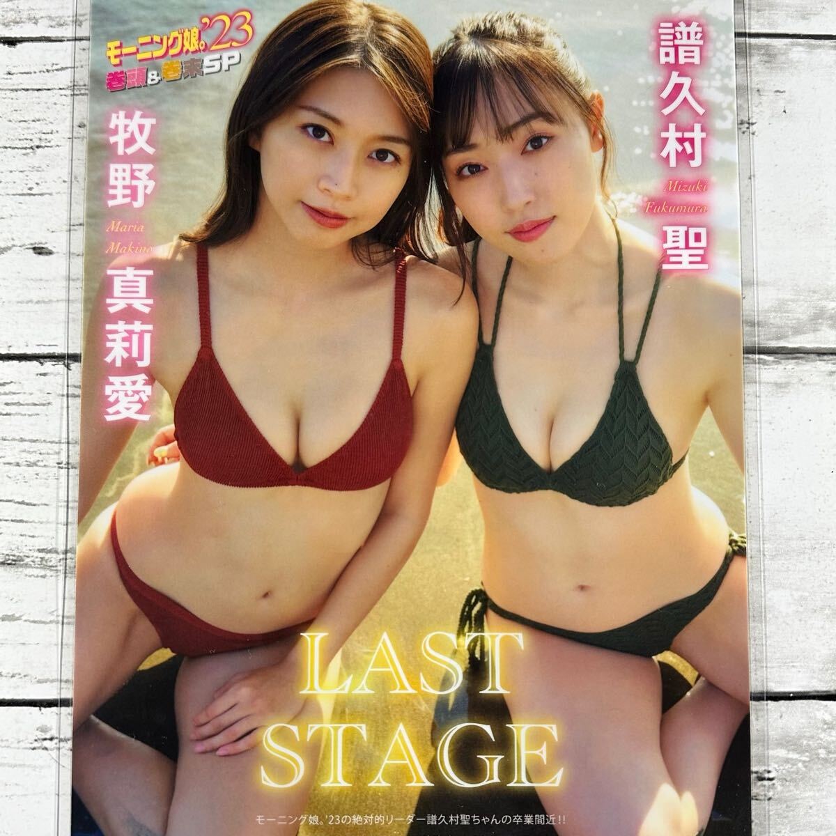 高品質ラミネート処理 牧野真莉愛 譜久村聖 ヤングマガジン 2023年52号 雑誌 切り抜き 9P B5フィルム 水着 グラビア アイドル 芸能人(タレント)｜売買されたオークション情報 ...