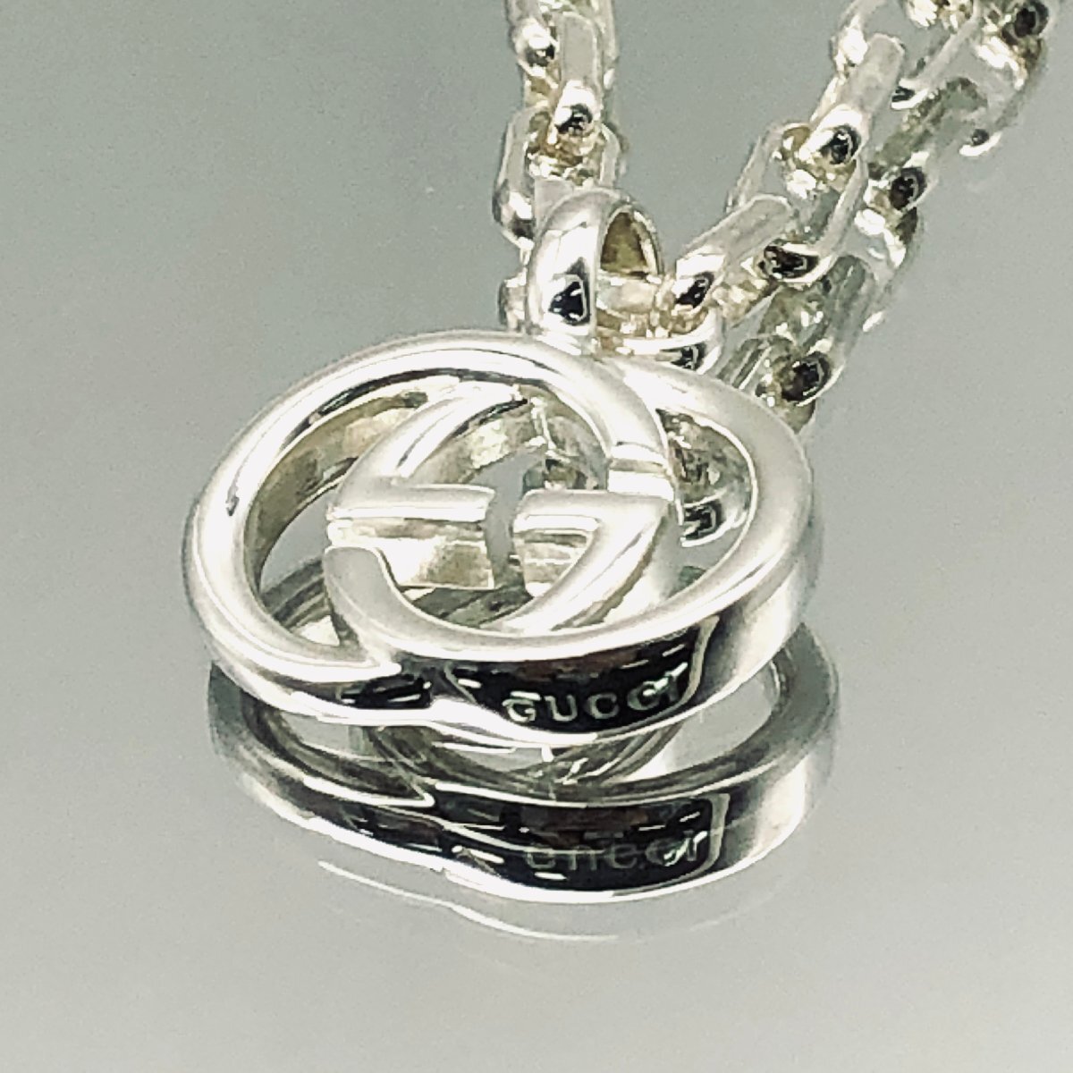 Yahoo!オークション - 5697 /GUCCI(グッチ) シルバー ネックレス 29571...