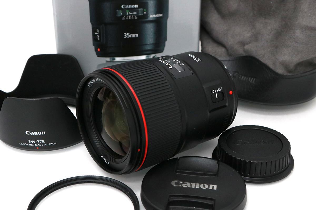 Yahoo!オークション - 極美品｜キヤノン EF35mm F1.4L II USM CA01-M26...