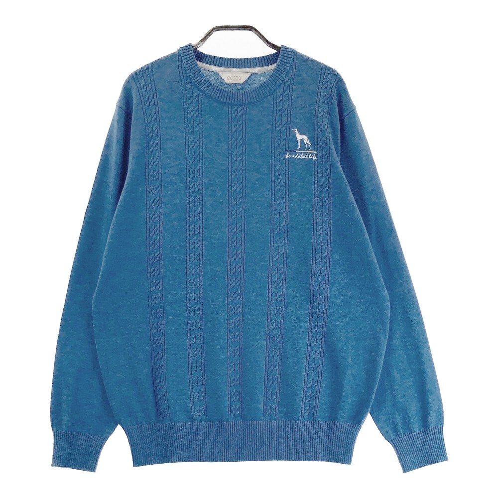 1円 ADABAT アダバット ウール混 ニットセーター ブルー系 48 240101233842(セーター)｜売買されたオークション情報、yahooの商品情報をアーカイブ公開 ...