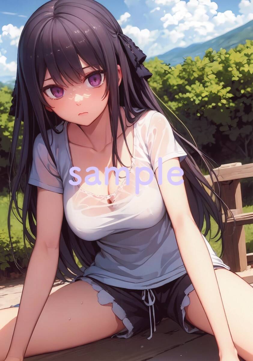 Yahoo!オークション - 【高品質】A4ポスター442 イラスト セクシー か...